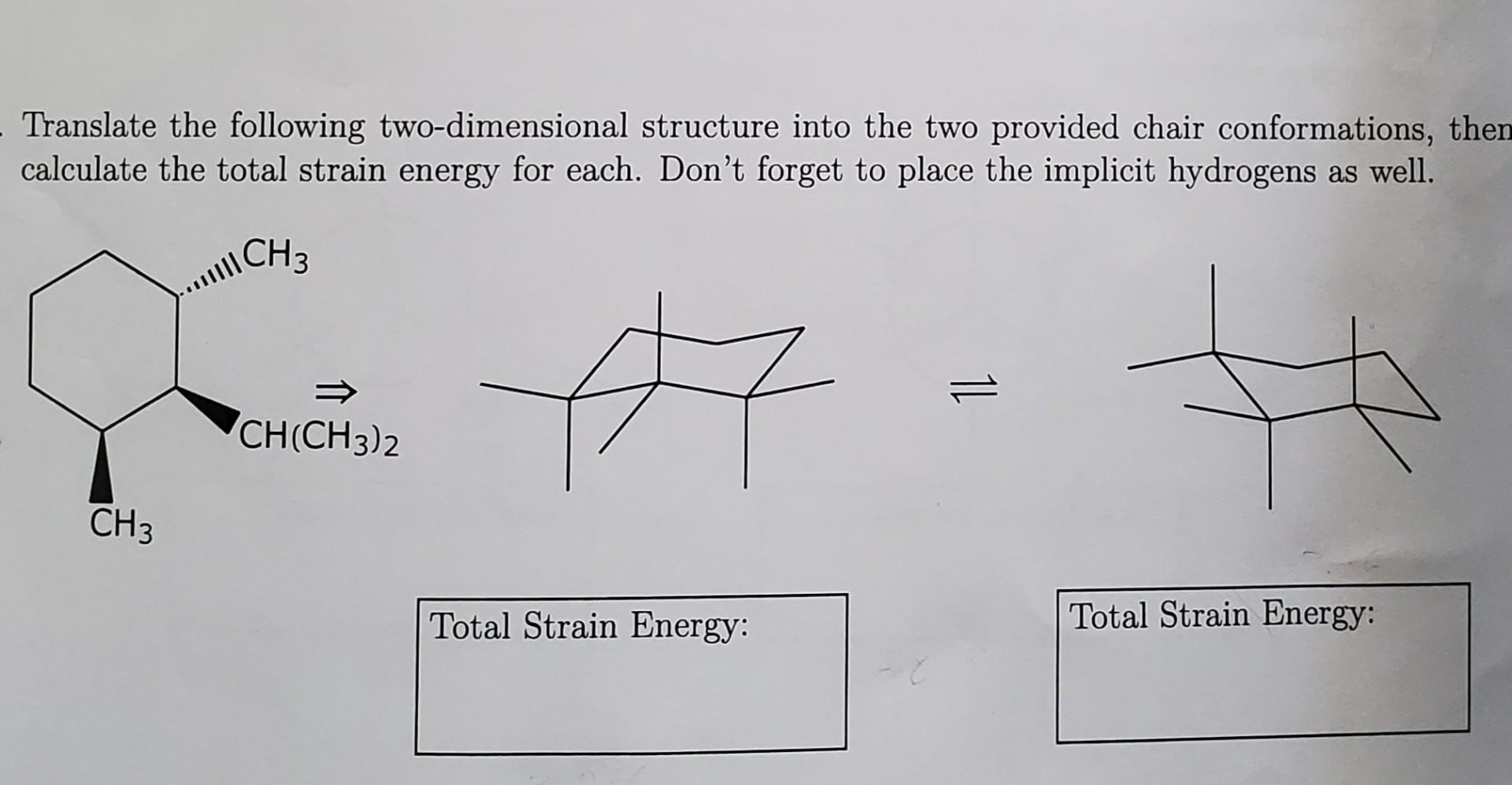 Solved Translate the following two-dimensional structure | Chegg.com