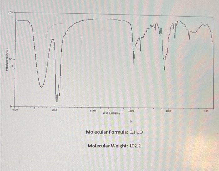 Solved Molecular Formula: C6H14O Molecular Weight: | Chegg.com