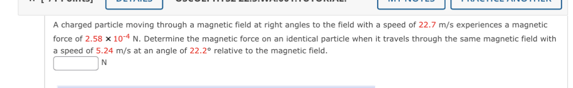 Solved A charged particle moving through a magnetic field at | Chegg.com