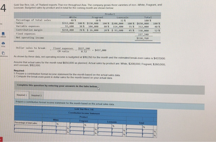 4 Gold Star Rice, Ltd. of Thailand exports Thai rice | Chegg.com