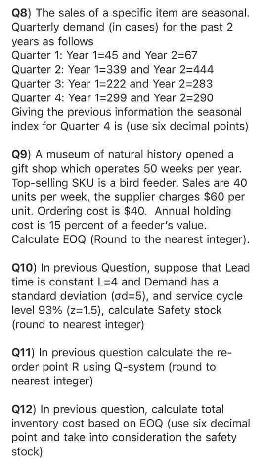 Solved Q1) ABC factory manufactures a mix of products that | Chegg.com