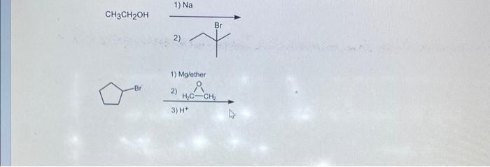 Solved 1. Provide the necessary reactant, reagent/reaction | Chegg.com