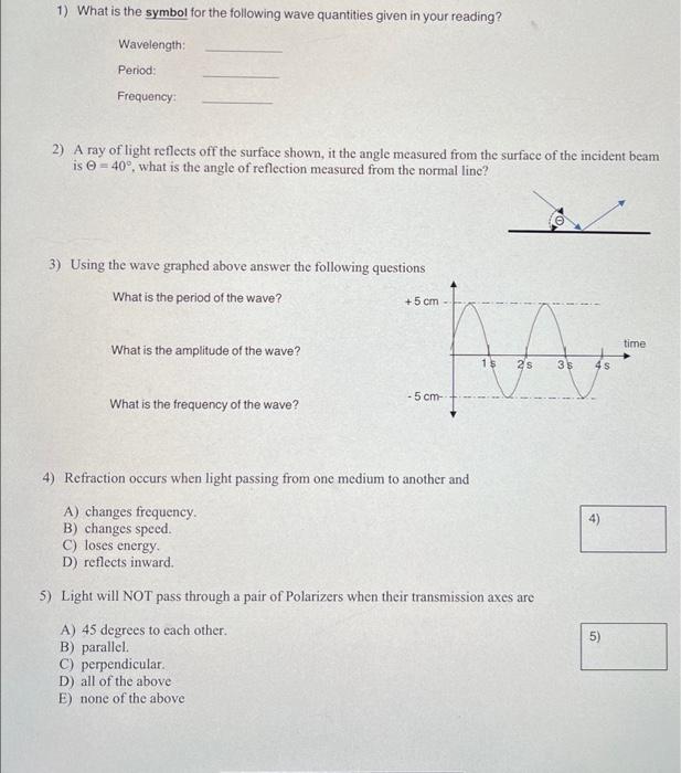 Solved 1) What is the symbol for the following wave | Chegg.com