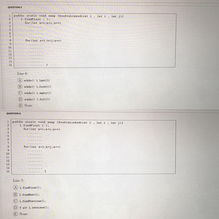 Solved QUESTIONS 1 public static void swap (Double | Chegg.com