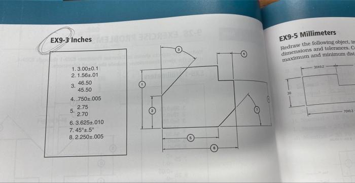 Solved Redraw the objects shown in Exercise Problems Ex9-1 | Chegg.com