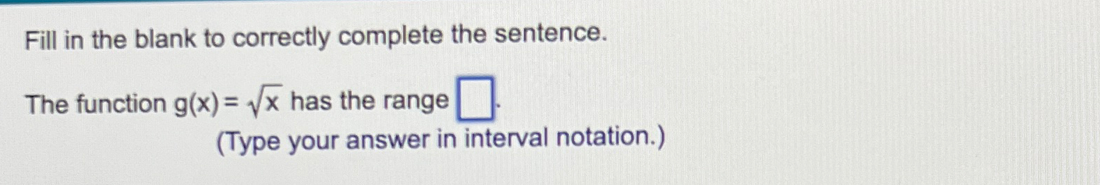 Solved Fill in the blank to correctly complete the | Chegg.com