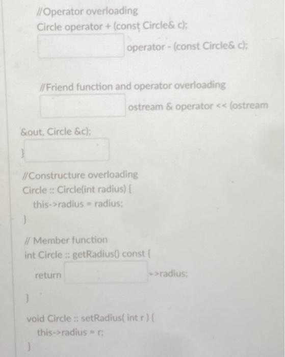 Solved Problem Statement Create A Class Named Circle With A