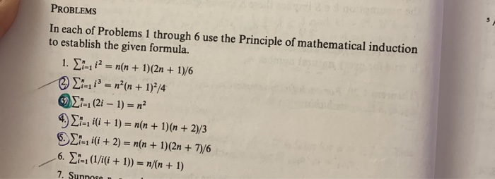 Solved PROBLEMS In each of Problems 1 through 6 use the | Chegg.com