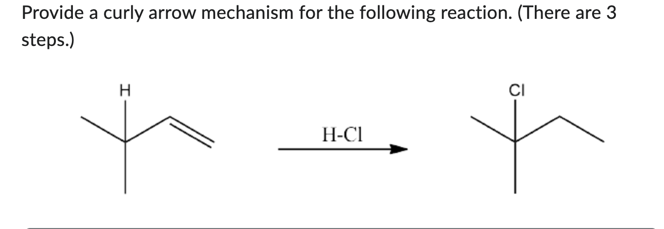 Solved Provide a curly arrow mechanism for the following | Chegg.com