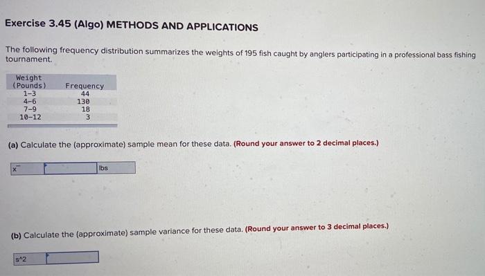 Solved Exercise 3.45 (Algo) METHODS AND APPLICATIONS The | Chegg.com