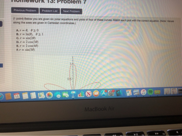 Solved Homework 13: Problem 7 Previous Problem Problem List | Chegg.com