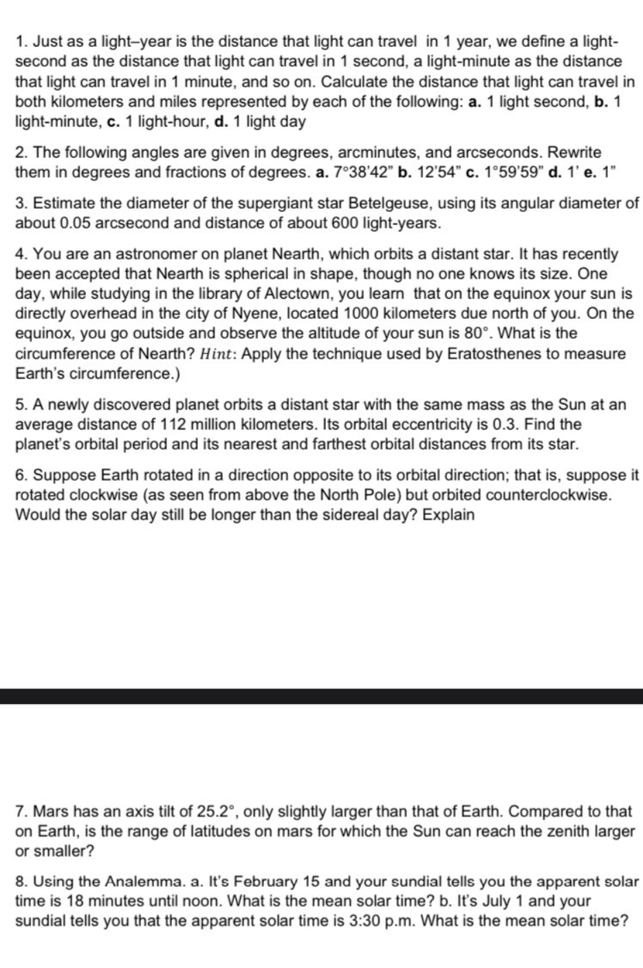 Solved Just as a light-year is the distance that light can | Chegg.com