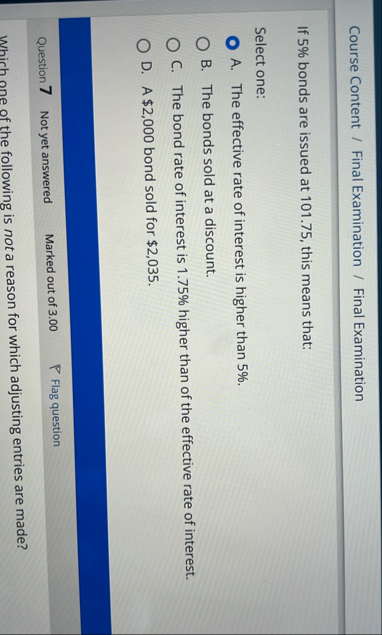 Solved Course Content / ﻿Final Examination / ﻿Final | Chegg.com