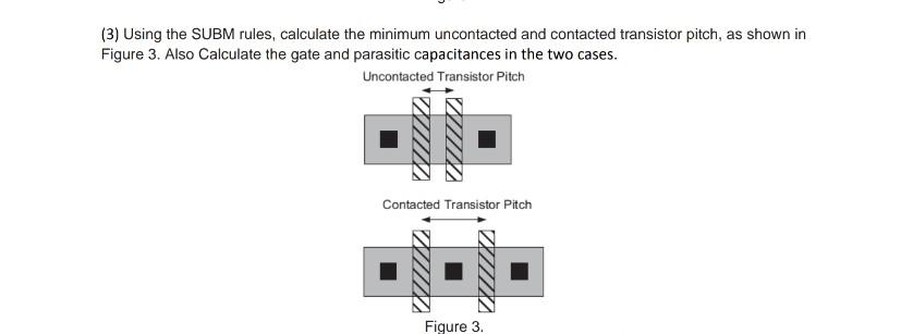Solved (3) Using the SUBM rules, calculate the minimum | Chegg.com