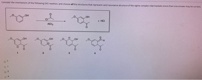 Solved Consider the mechanism of the following EAS reaction | Chegg.com
