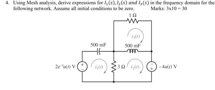 Solved 4. Using Mesh analysis, derive expressions for | Chegg.com