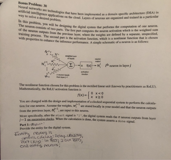 at have been implemented as a domain specific | Chegg.com