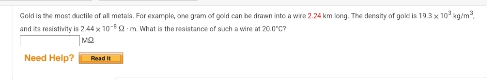 Solved Gold is the most ductile of all metals. For example, | Chegg.com