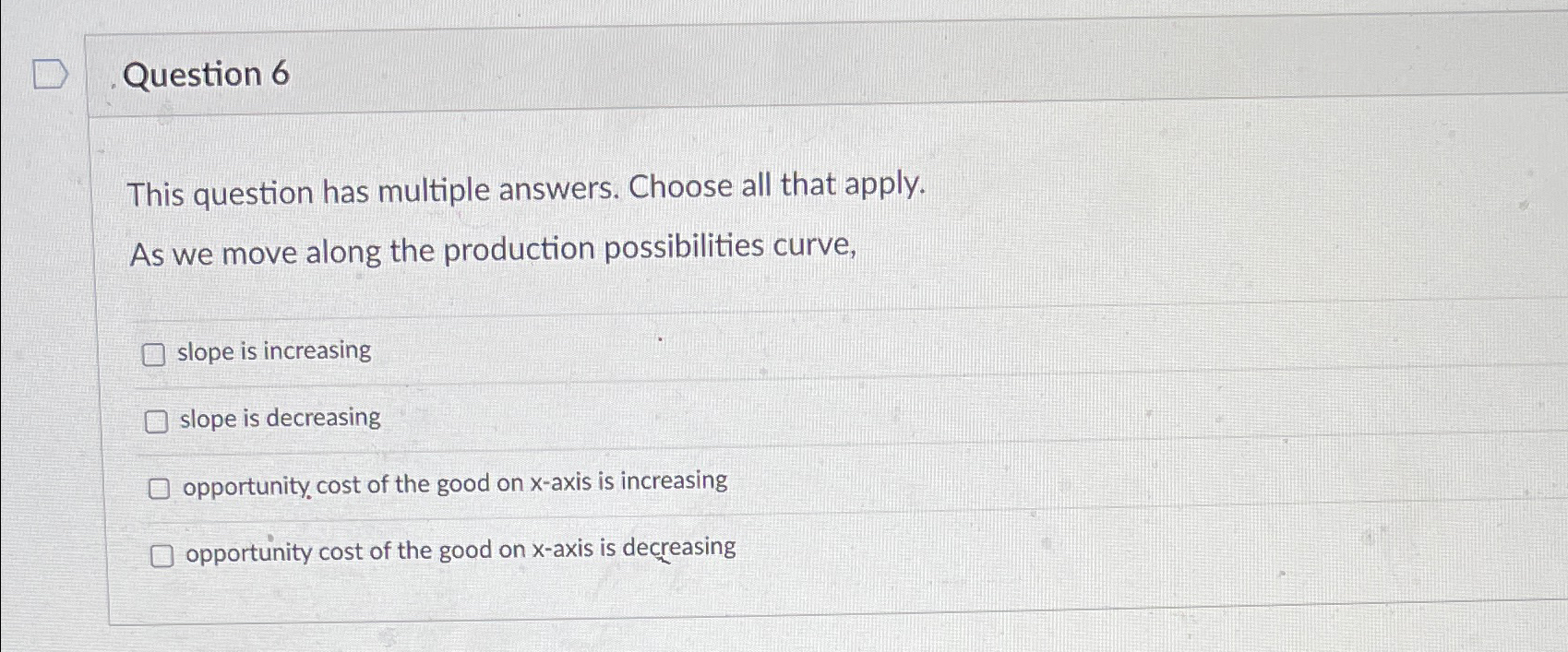 Solved Question 6This question has multiple answers. Choose | Chegg.com