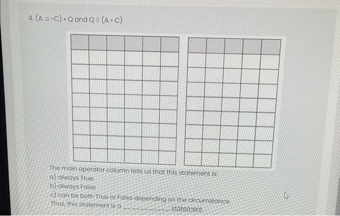 objective: to build truth-tables for the purpose of | Chegg.com