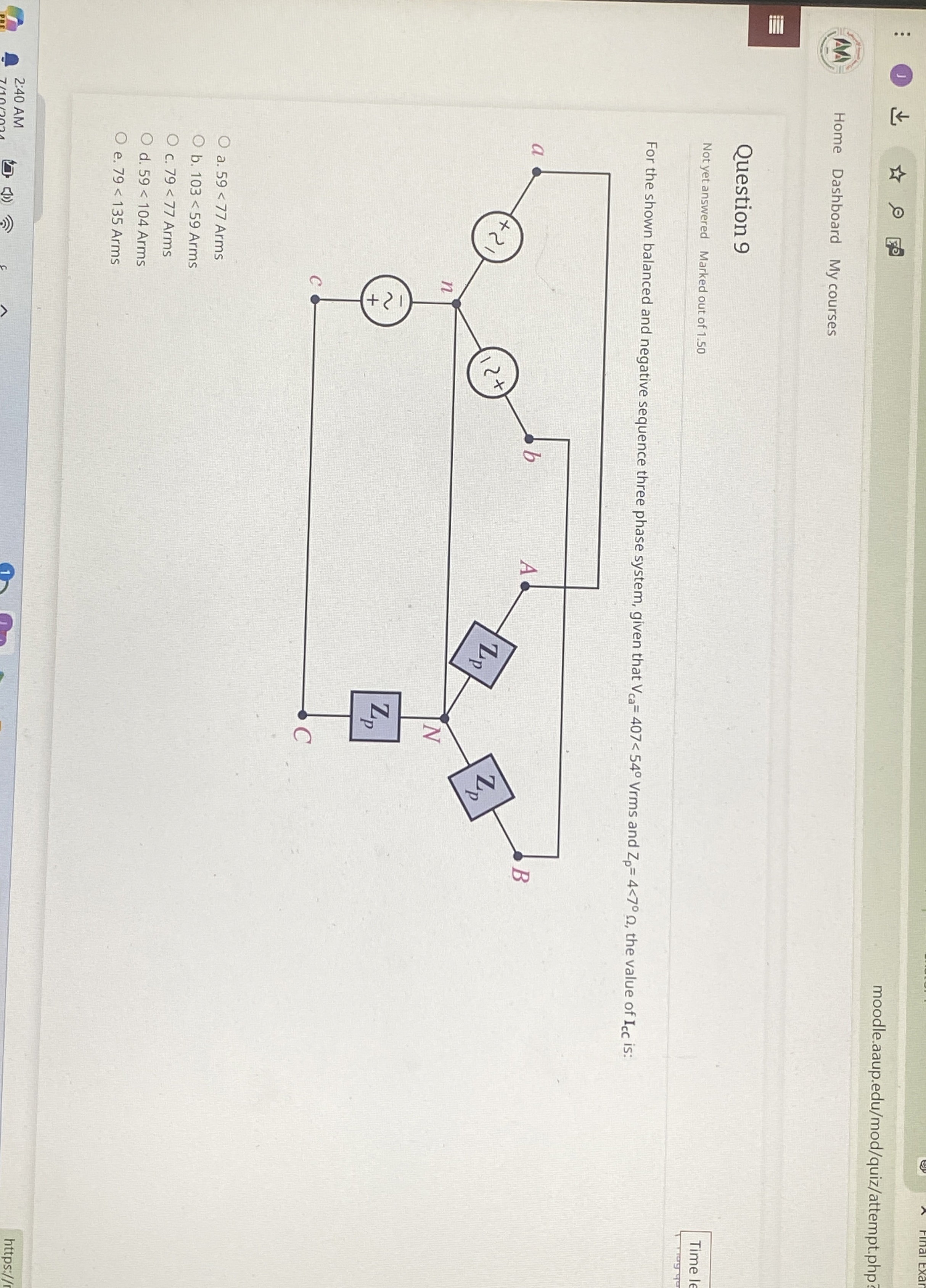 Solved Home Dashboard My coursesQuestion 9Notyet answered | Chegg.com