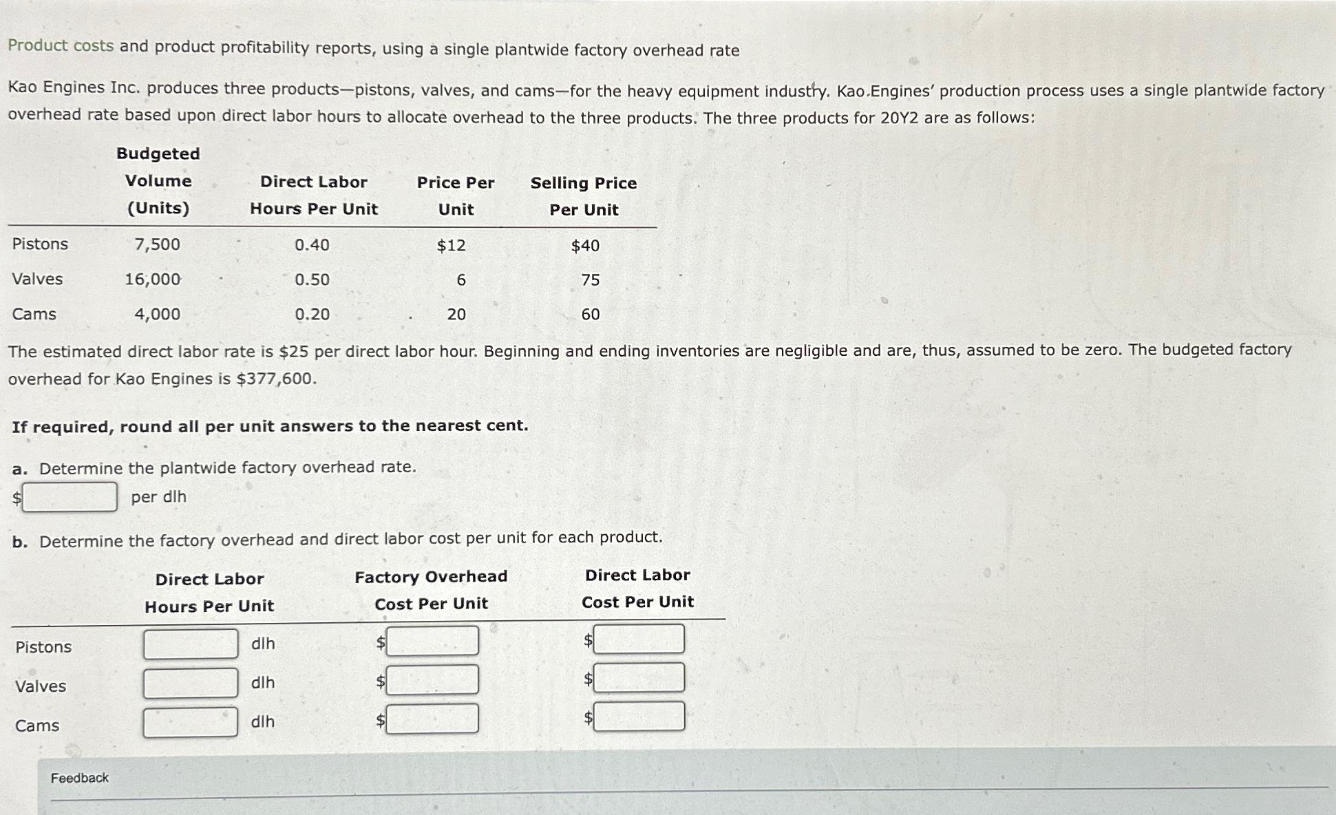 Solved Product costs and product profitability reports, | Chegg.com