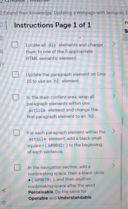 Solved 2 Extend Your Knowledge: Updating a Webpage with | Chegg.com