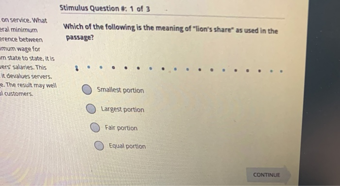 Solved Read the following passage. Then, answer the | Chegg.com