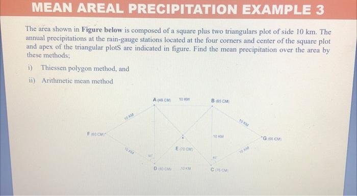 Solved THIESSEN POLYGONS EXAMPLE 1THIESSEN POLYGONS EXAMPLE | Chegg.com