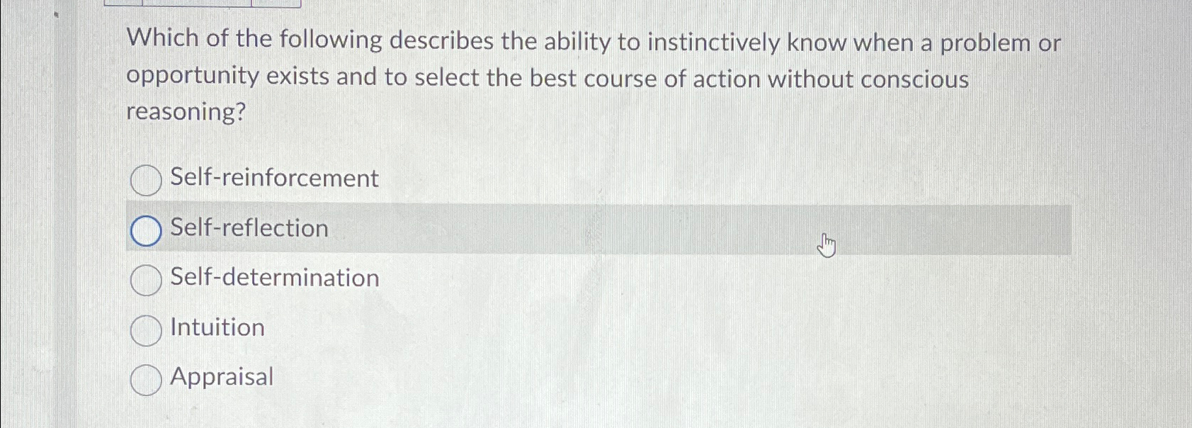 Solved Which of the following describes the ability to | Chegg.com