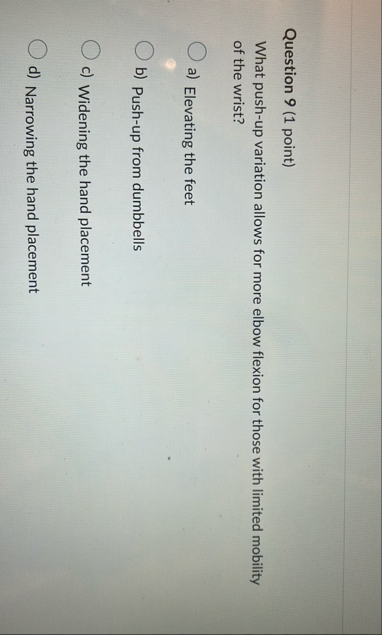 Solved Question 8 (1 ﻿point)A painful condition occurring | Chegg.com