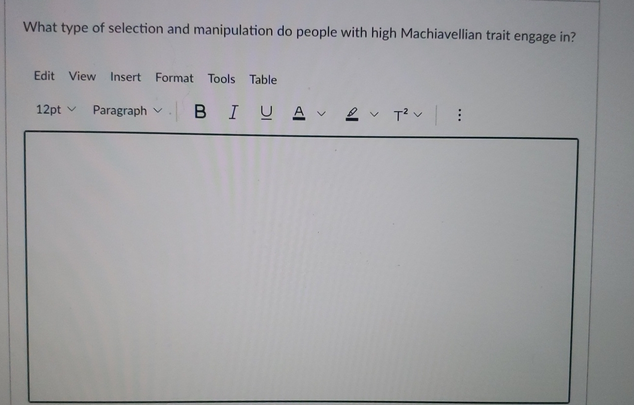 Solved What type of selection and manipulation do people | Chegg.com