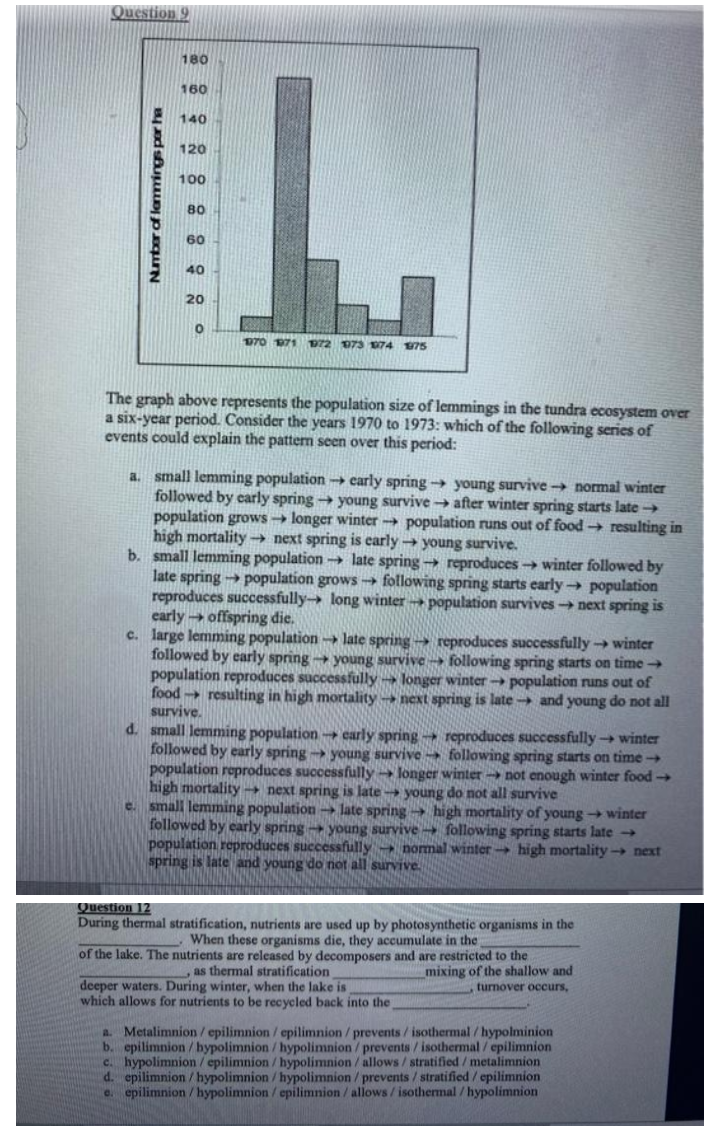 Solved I need the solutions to all these questions. I am | Chegg.com