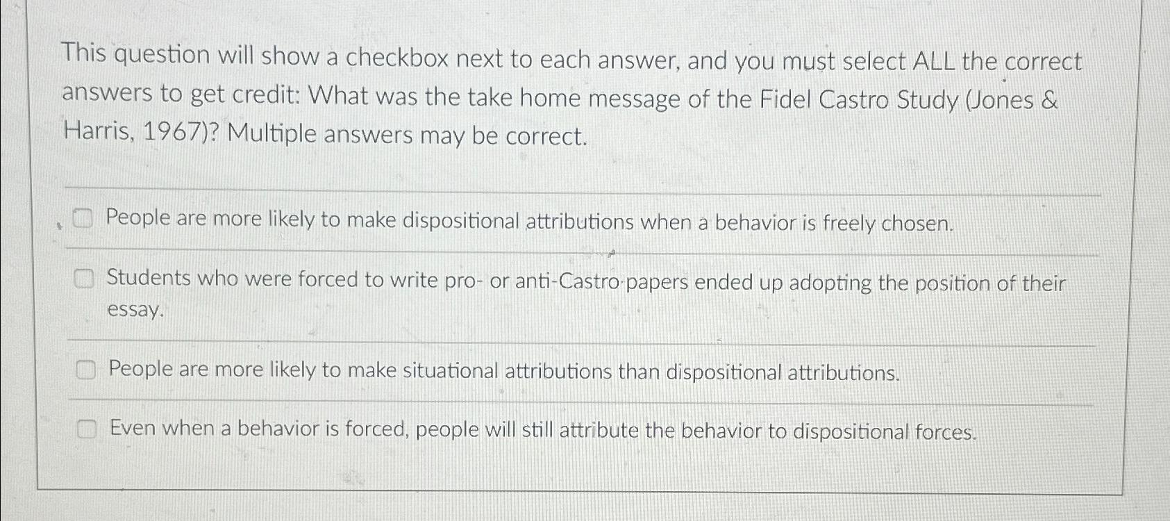 Solved This question will show a checkbox next to each | Chegg.com