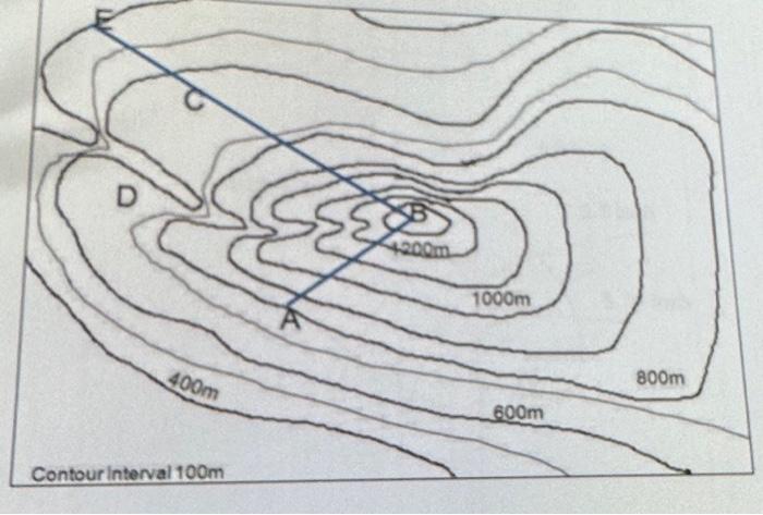 Solved the average tropical.map has a scale of 1:80000 the | Chegg.com