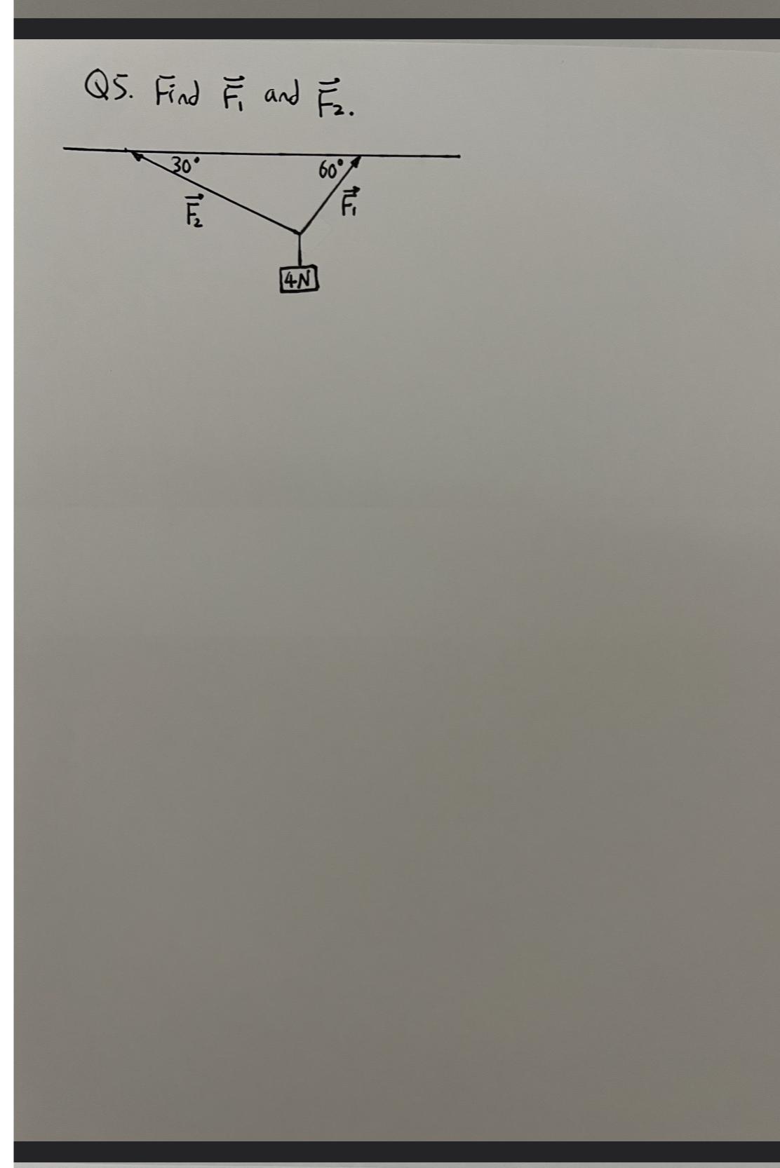 Solved Q5. ﻿Find vec(F) ﻿and vec(r) | Chegg.com