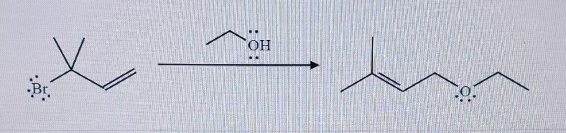 Solved Draw a curved arrow mechanism for the reaction. Add | Chegg.com