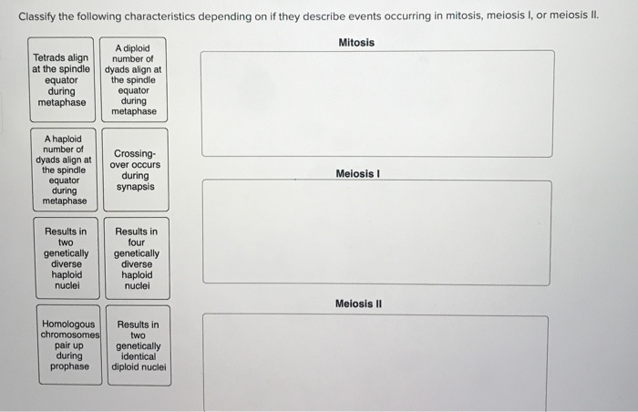 Solved Classify the following characteristics depending on | Chegg.com