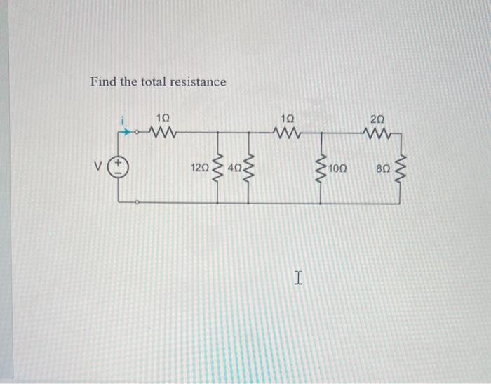Solved Find the total resistance and the current in each | Chegg.com