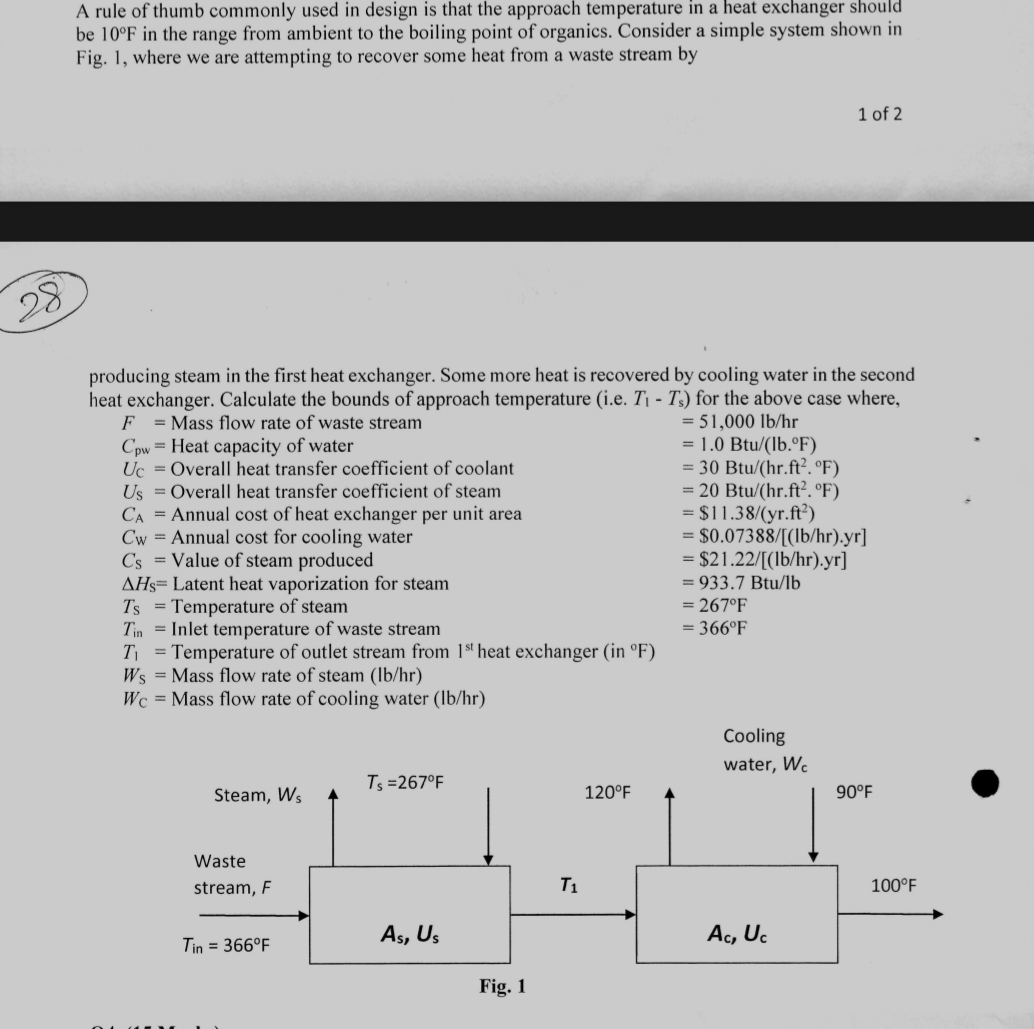 Solved A rule of thumb commonly used in design is that the | Chegg.com
