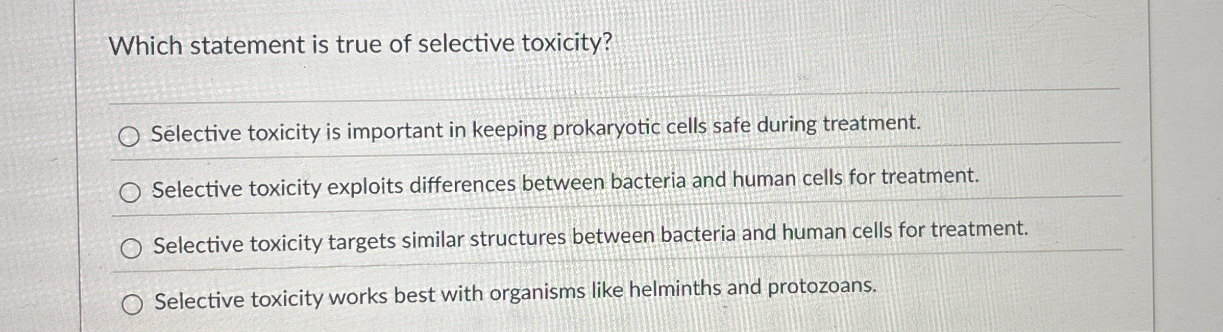 Solved Which statement is true of selective | Chegg.com