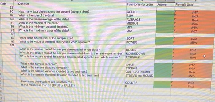 excel business analytics | Chegg.com
