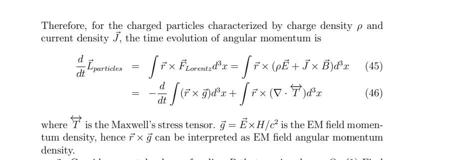 Solved 1. Angular momentum conservation law. From classical | Chegg.com