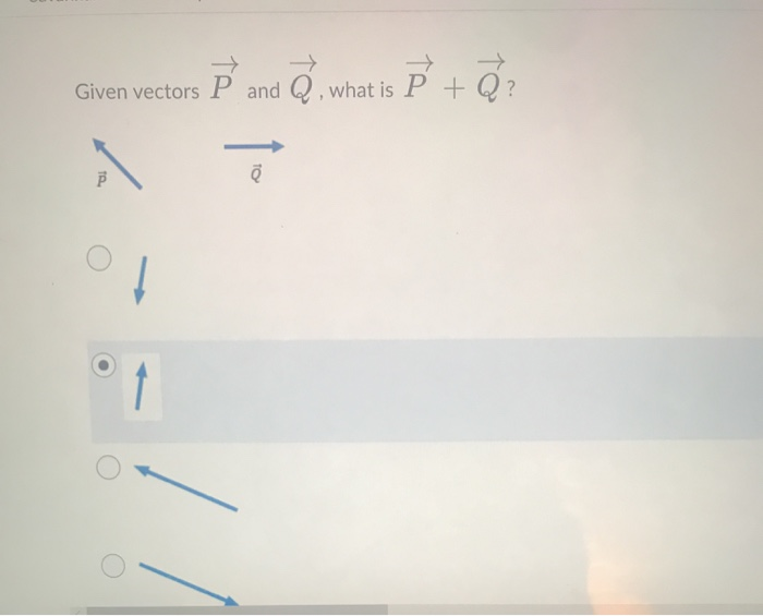 Solved Given vectors P and P and Q. What is P + 2 TO TY 1 | Chegg.com