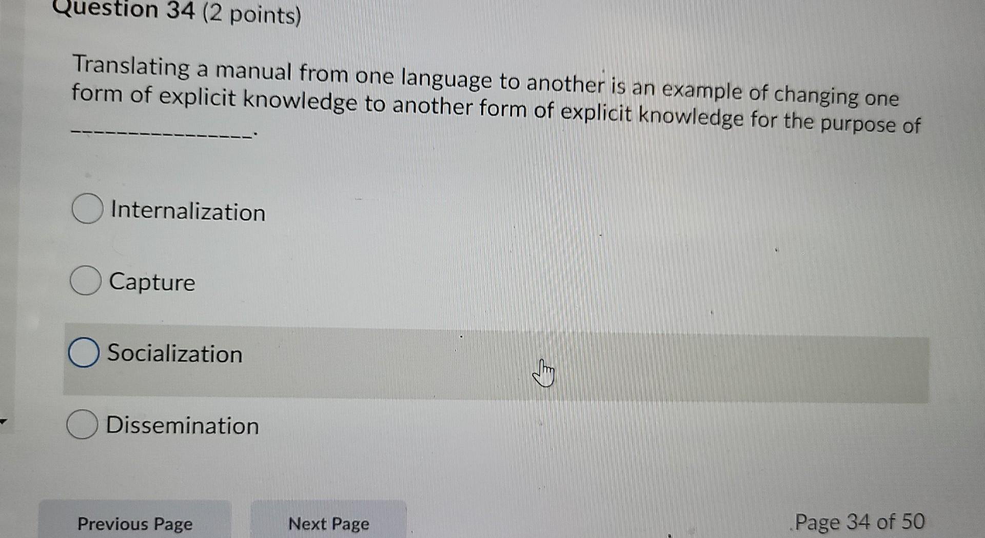 Solved Translating a manual from one language to another is | Chegg.com