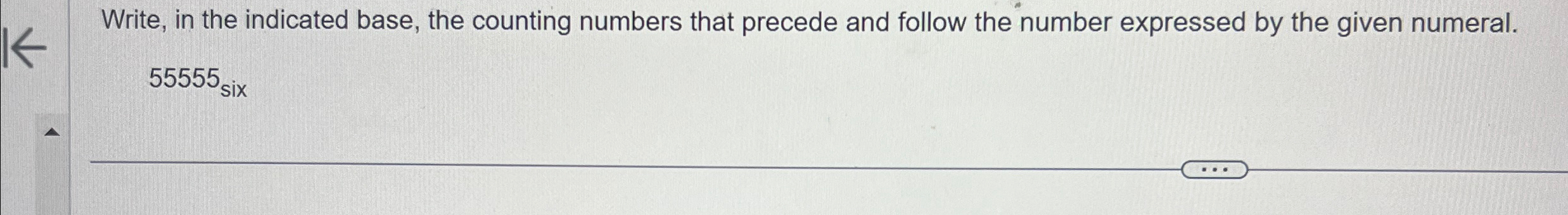 Solved Write, in the indicated base, the counting numbers | Chegg.com