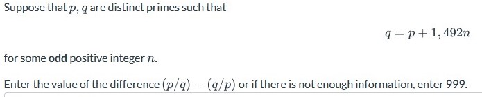 Solved Suppose that p,q ﻿are distinct primes such | Chegg.com