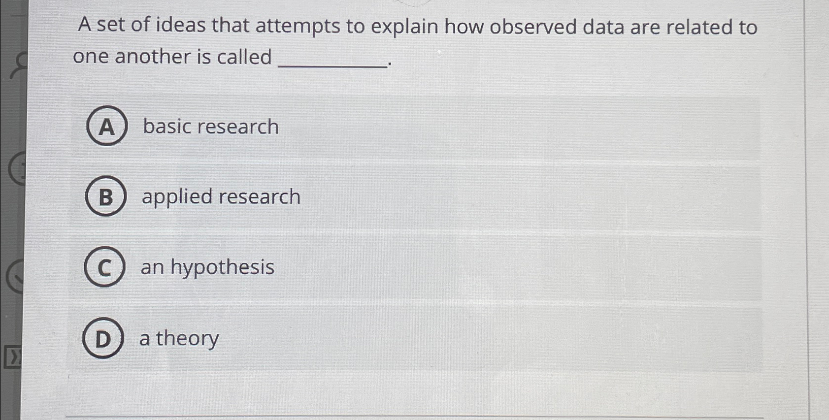 Solved A set of ideas that attempts to explain how observed | Chegg.com