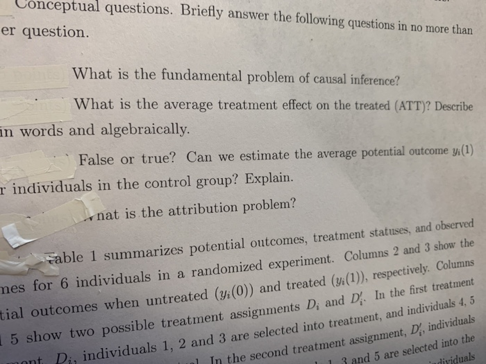 Solved Conceptual questions. Briefly answer the following | Chegg.com Solved Conceptual questions. Briefly answer the following | Chegg.com
