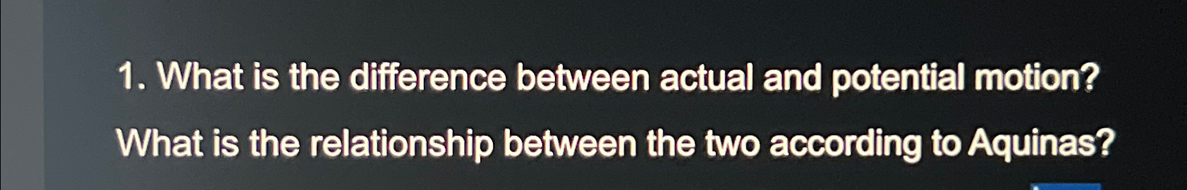 Solved What is the difference between actual and potential | Chegg.com